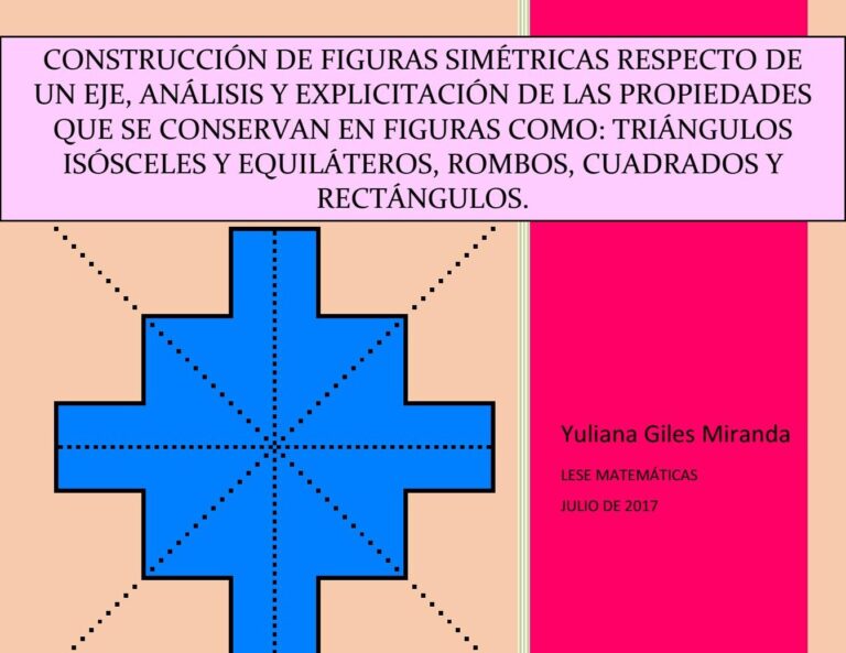 Qué son las simetrías y cómo se aplican en geometría básica