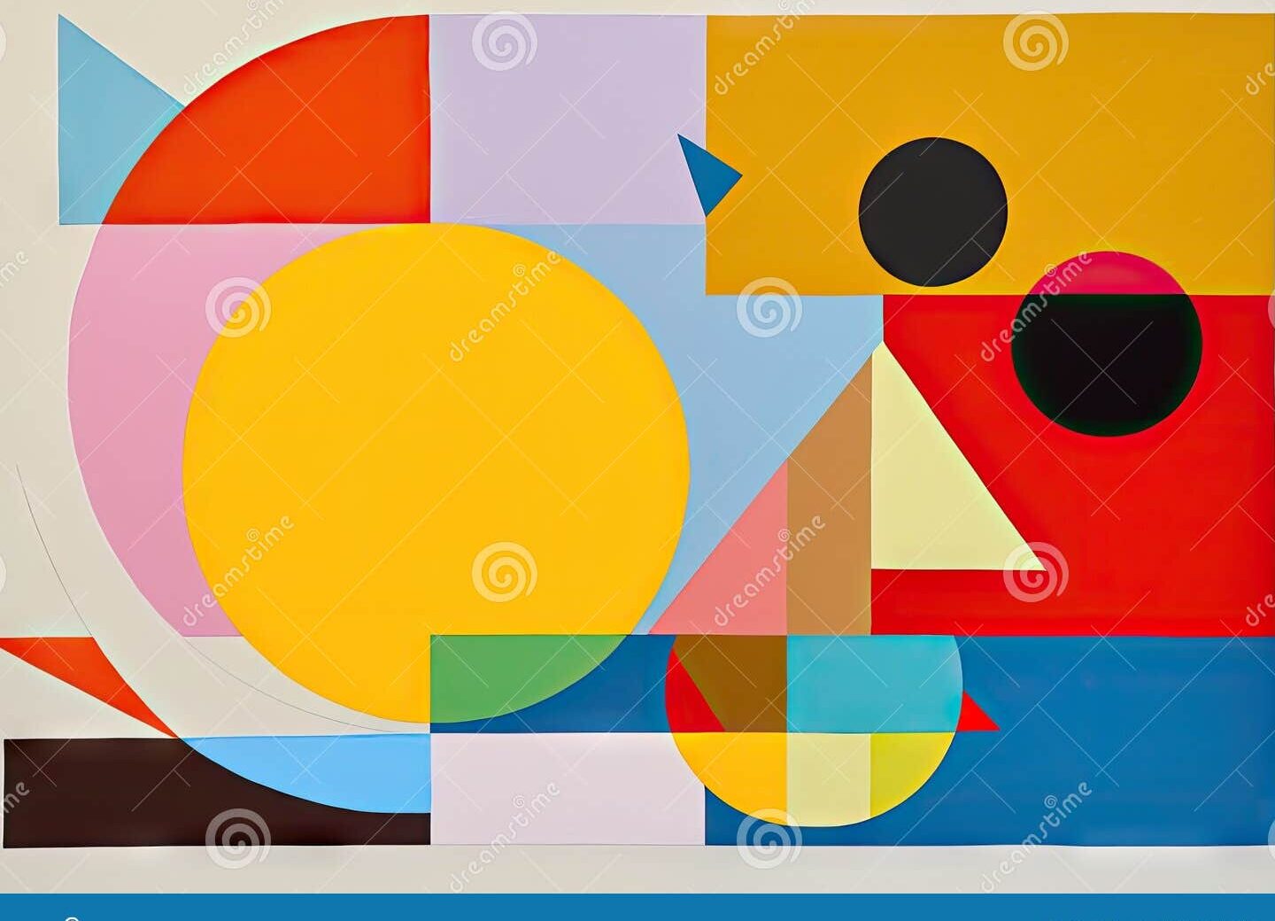 Cómo se representa la geometría en la pintura y la escultura